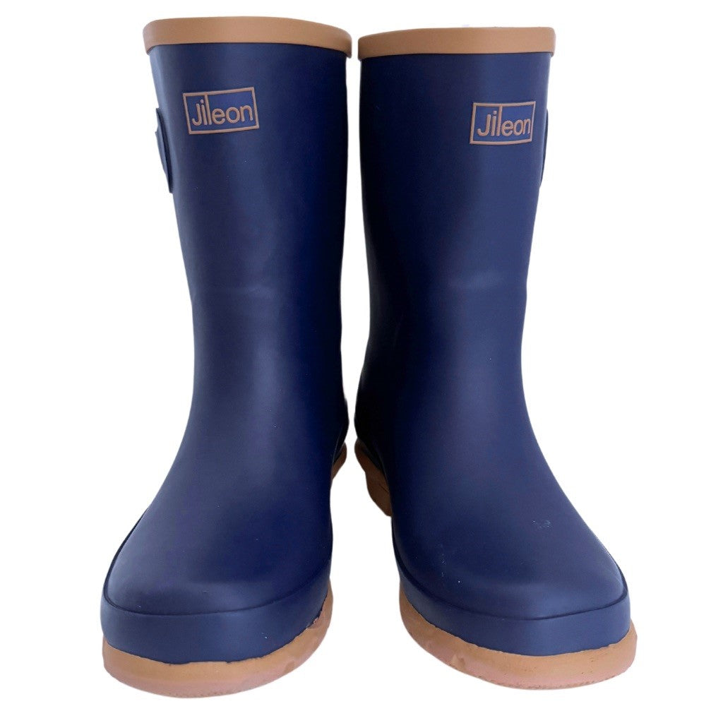 NEW - Half Height Oxford Blue Rain Boots - Wide Foot and Ankle – Jileon ...