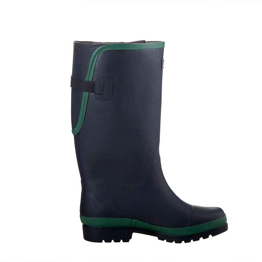 Extra Wide Calf Black Rain Boots - Fit 16 to 20 inch Calf - Wide in Fo ...